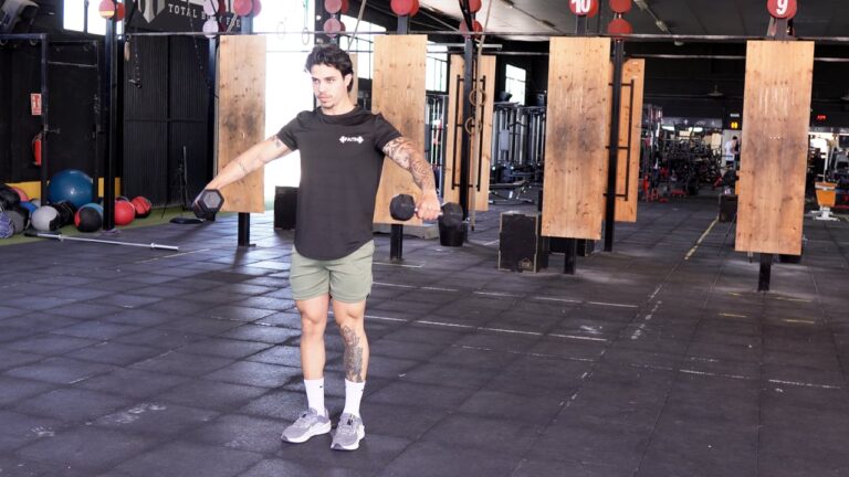 ᐈ Elevaciones Frontales con Disco 【⚡️】 Vídeo + Guía